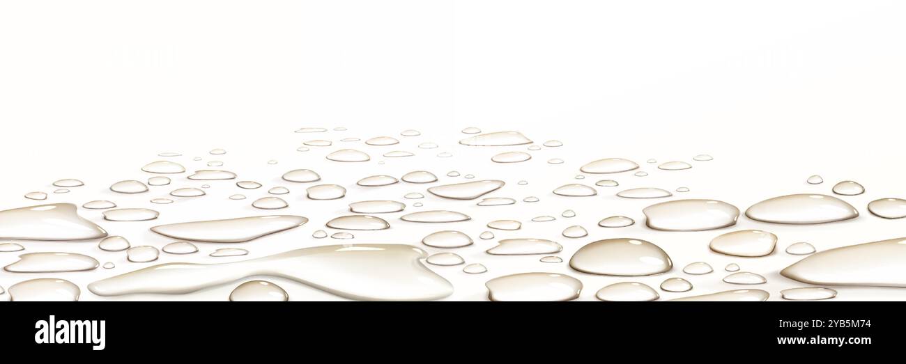 Side view water droplets Stock Vector Images - Alamy