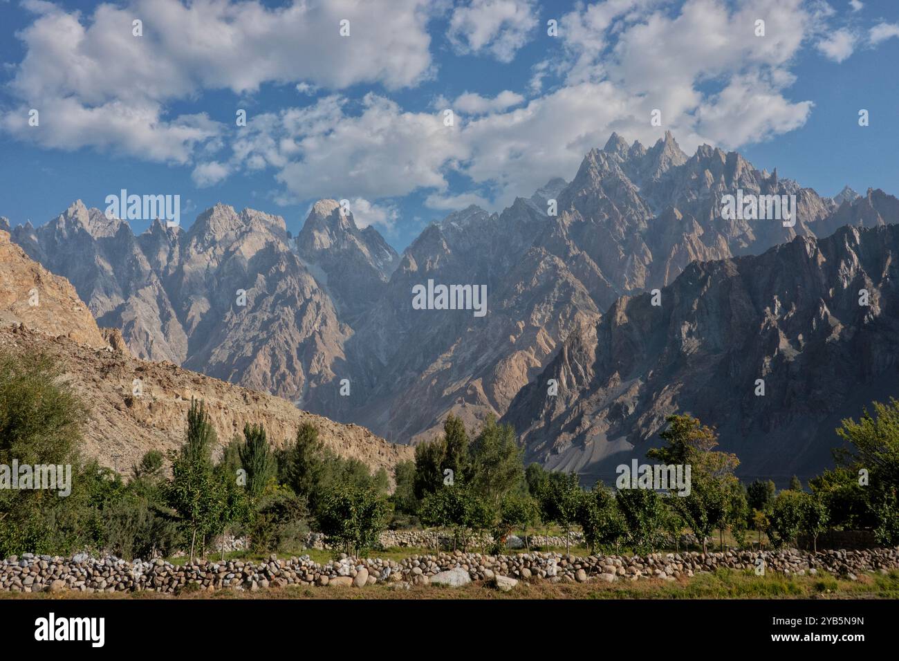 The beautiful Passu Cones, Passu, Gojal, Baltistan, Pakistan Stock ...
