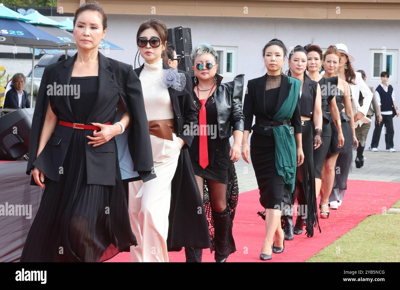 17th Oct, 2024. Senior models' fashion show Senior models walk the ...
