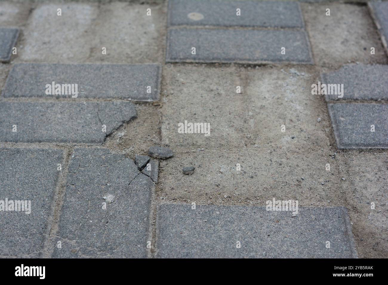 Broken path pavement floor hi-res stock photography and images - Alamy
