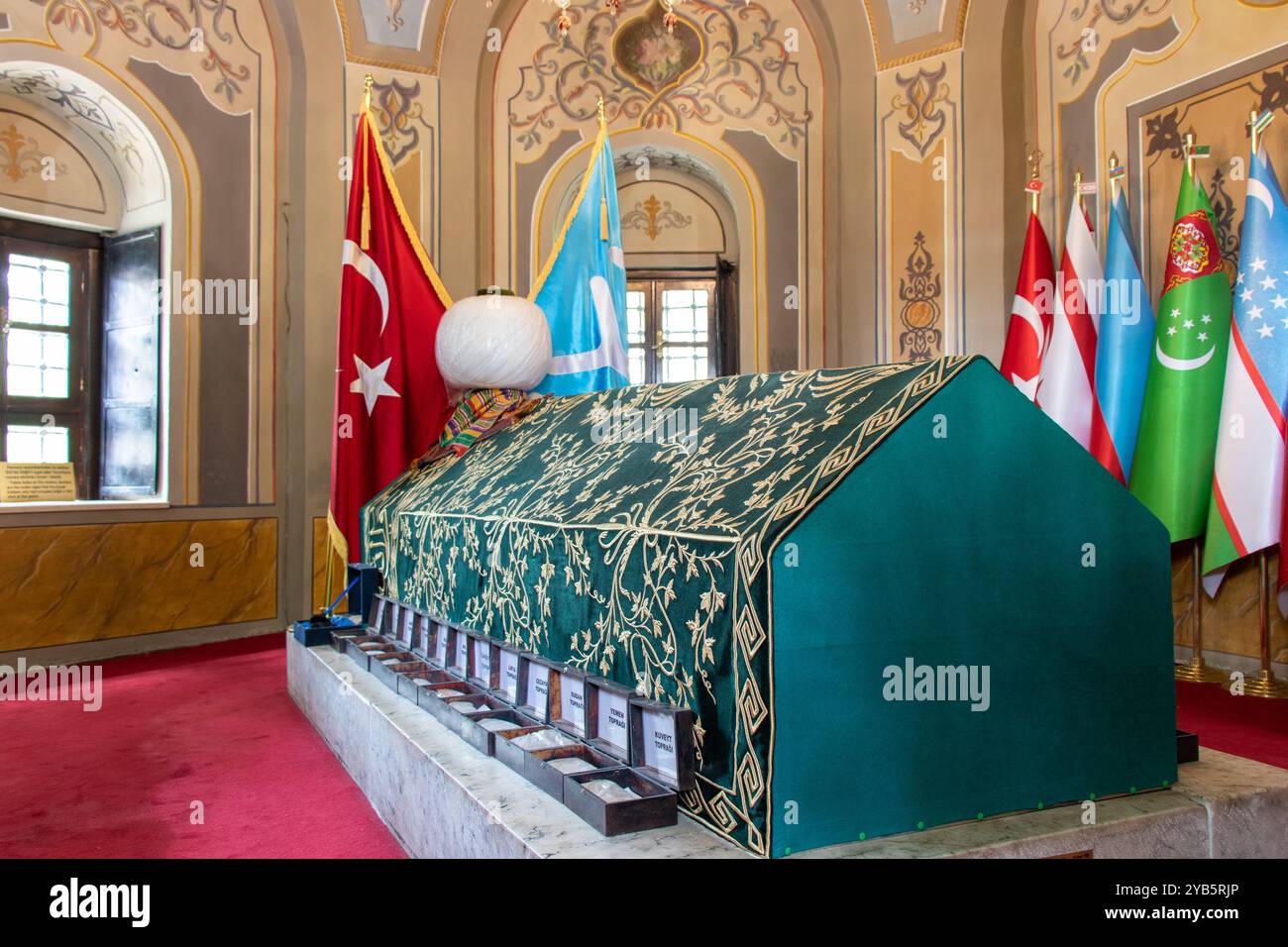 Sogut, Bilecik - Turkey: 5 July 2024. Tomb of Ertugrul Gazi, Father of ...