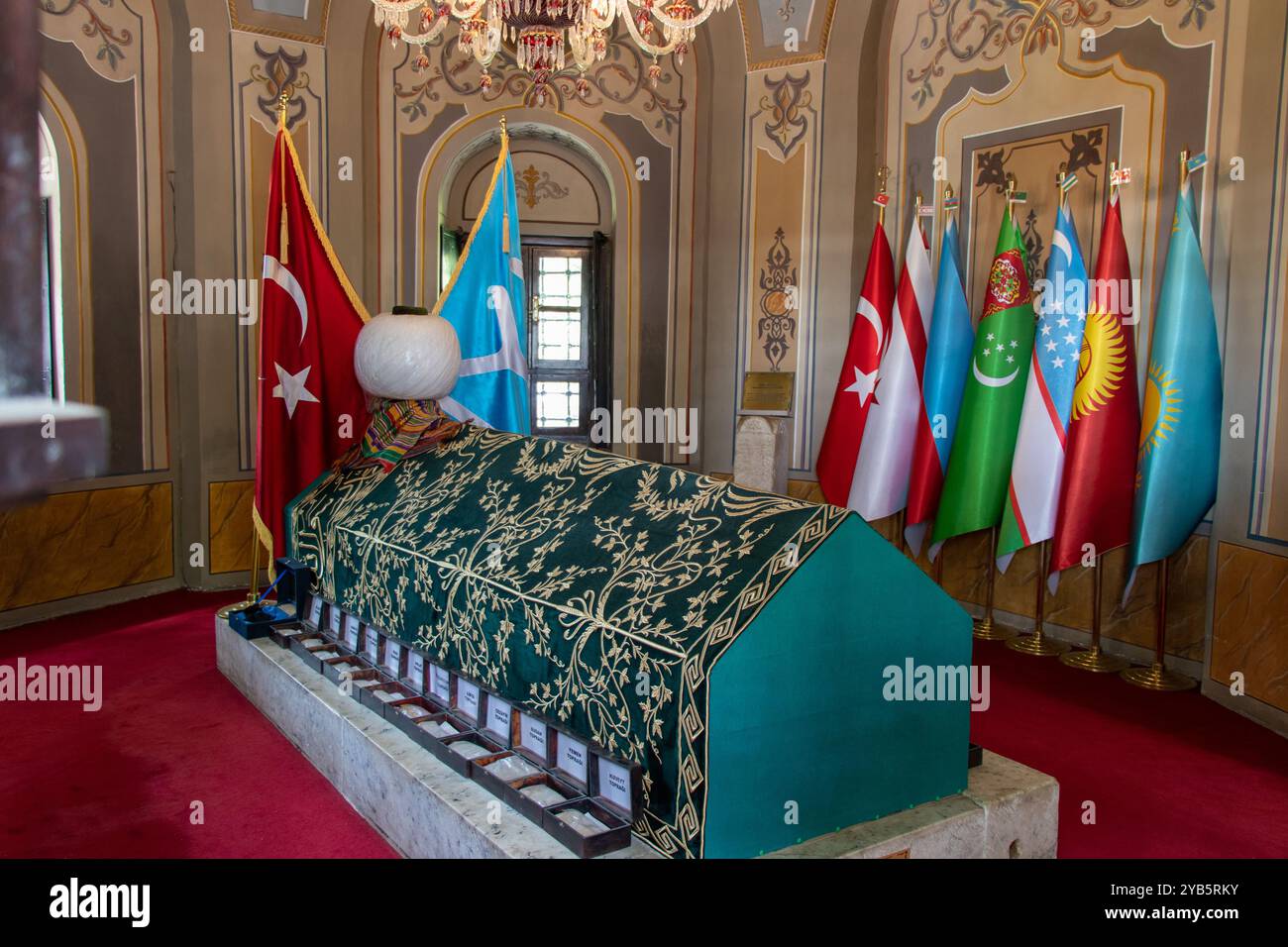 Sogut, Bilecik - Turkey: 5 July 2024. Tomb of Ertugrul Gazi, Father of ...