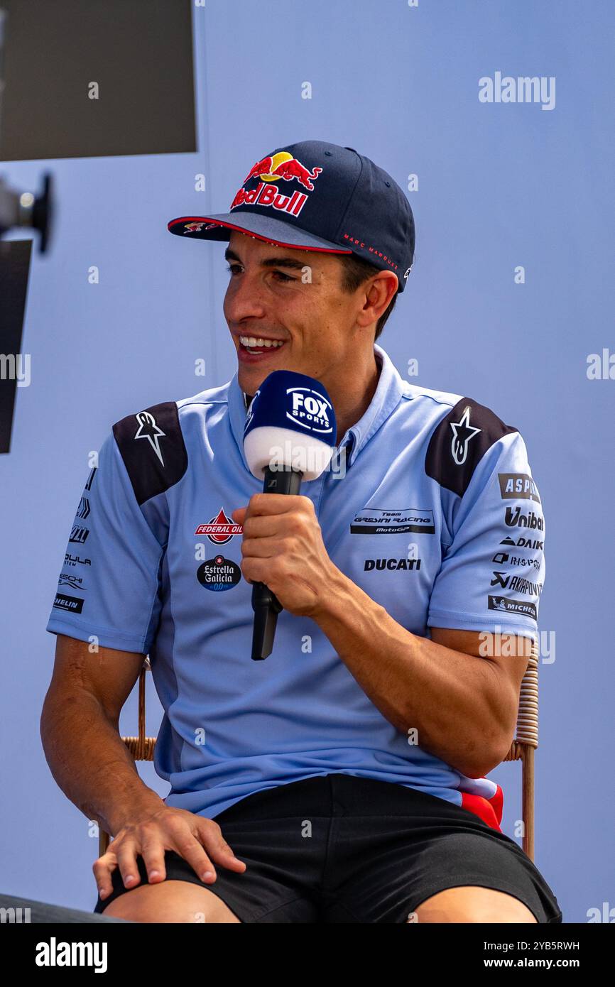 Phillip Island, Victoria, Australia. 17th Oct, 2024. Gresini Racing ...