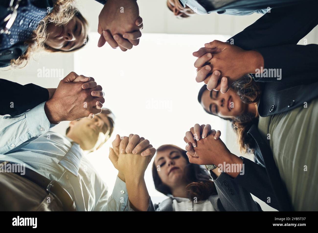 Praying hands joint hi-res stock photography and images - Alamy