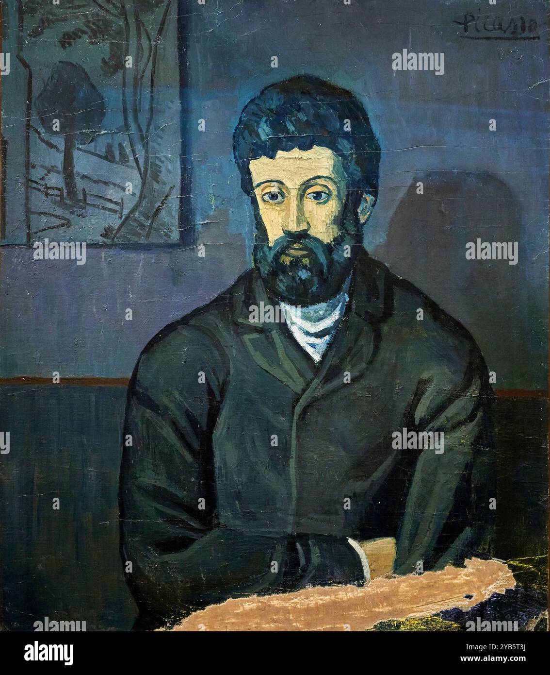Portrait d’homme - olio su tela - Pablo Picasso - 1902/1903 - Pargi ...