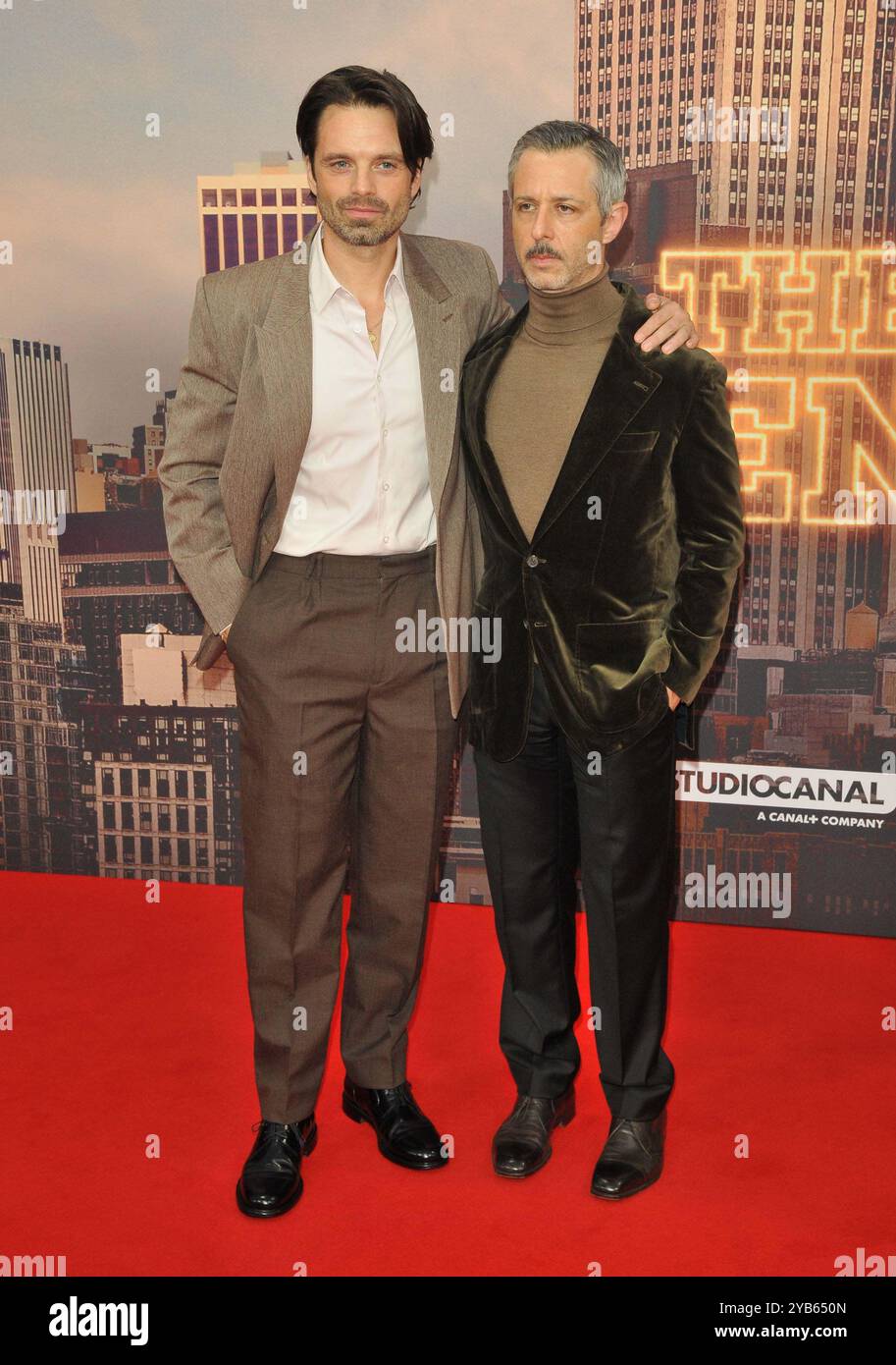 Sebastian Stan and Jeremy Strong at the "The Apprentice" 68th BFI ...