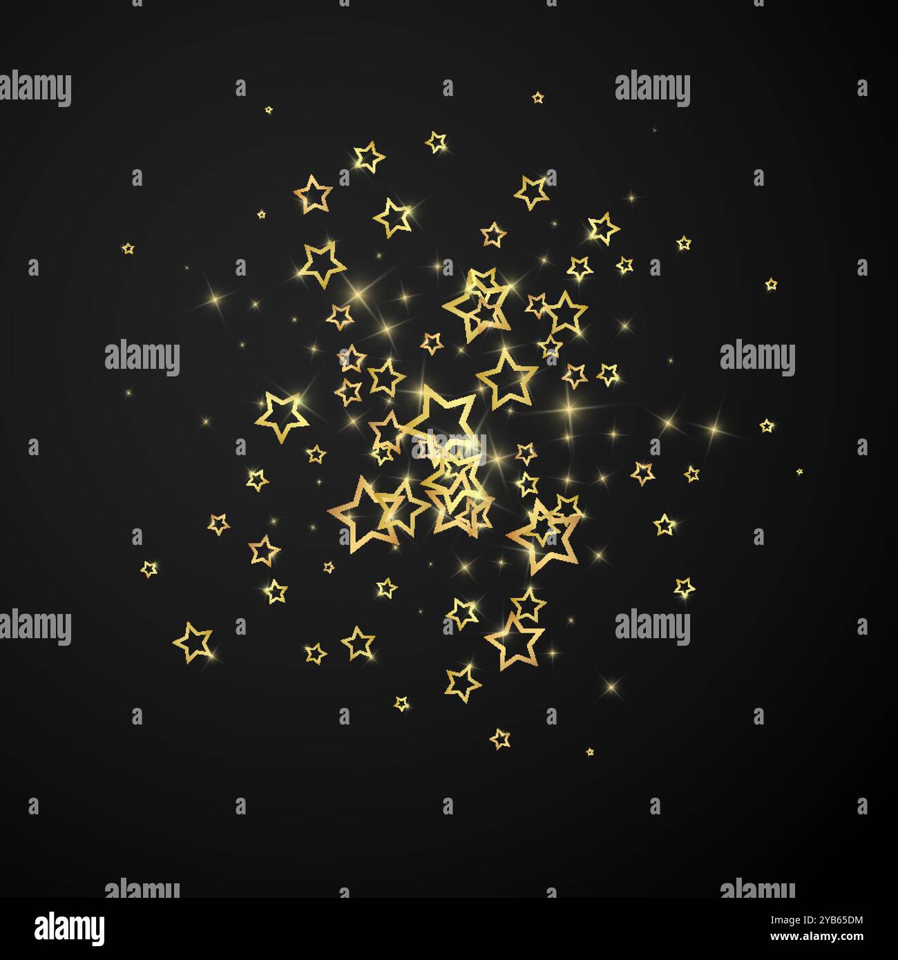 Starry night fairy tale background. Cute sparkling twinkles, christmas ...