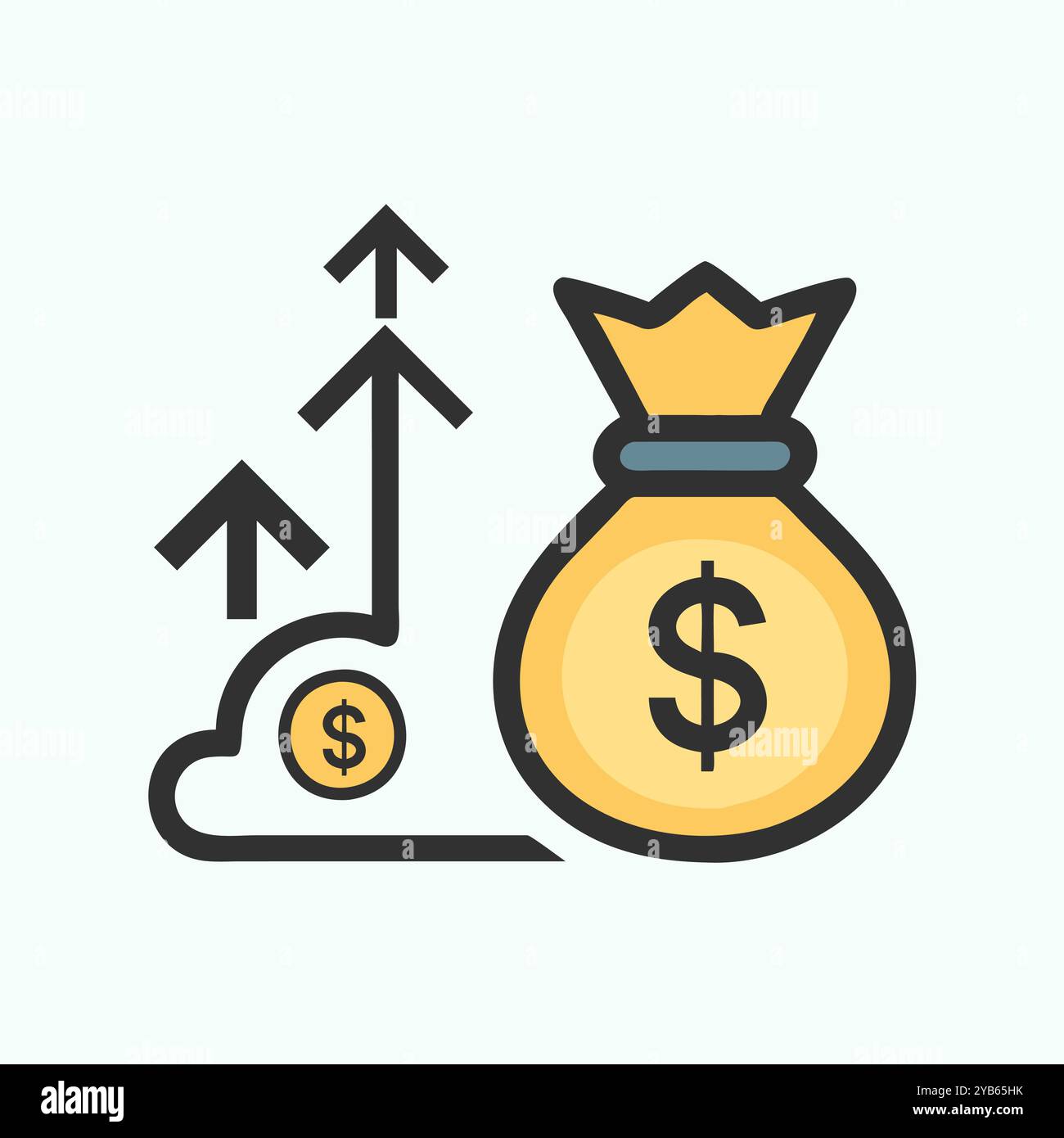 Revenue icon vector art image Stock Vector Image & Art - Alamy