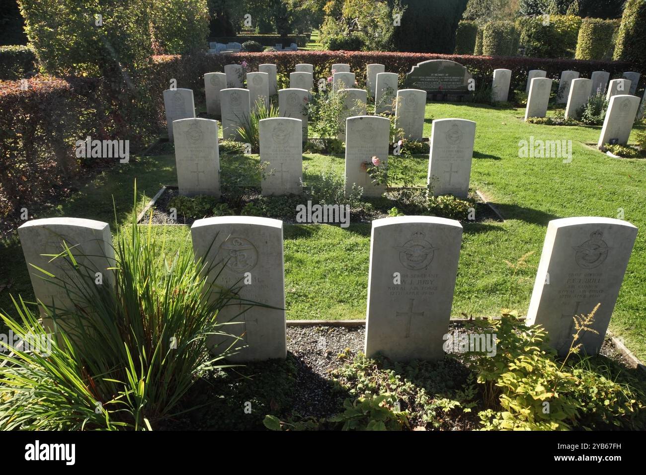 World War 2 Commonwealth graves housing the dead from the failed Allied ...