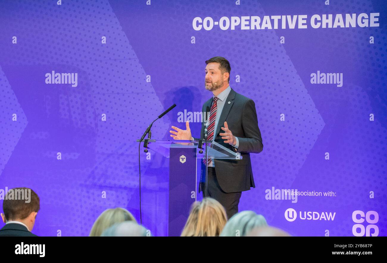 Co-operative Party Change event, Jim McMahon MP, Chair of the Co ...