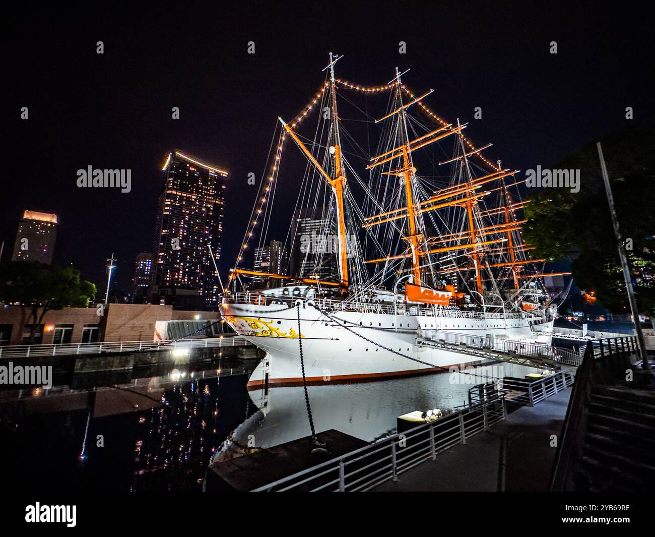 Sail Training Ship Nippon Maru in Yokohama, Japan Stock Photo - Alamy