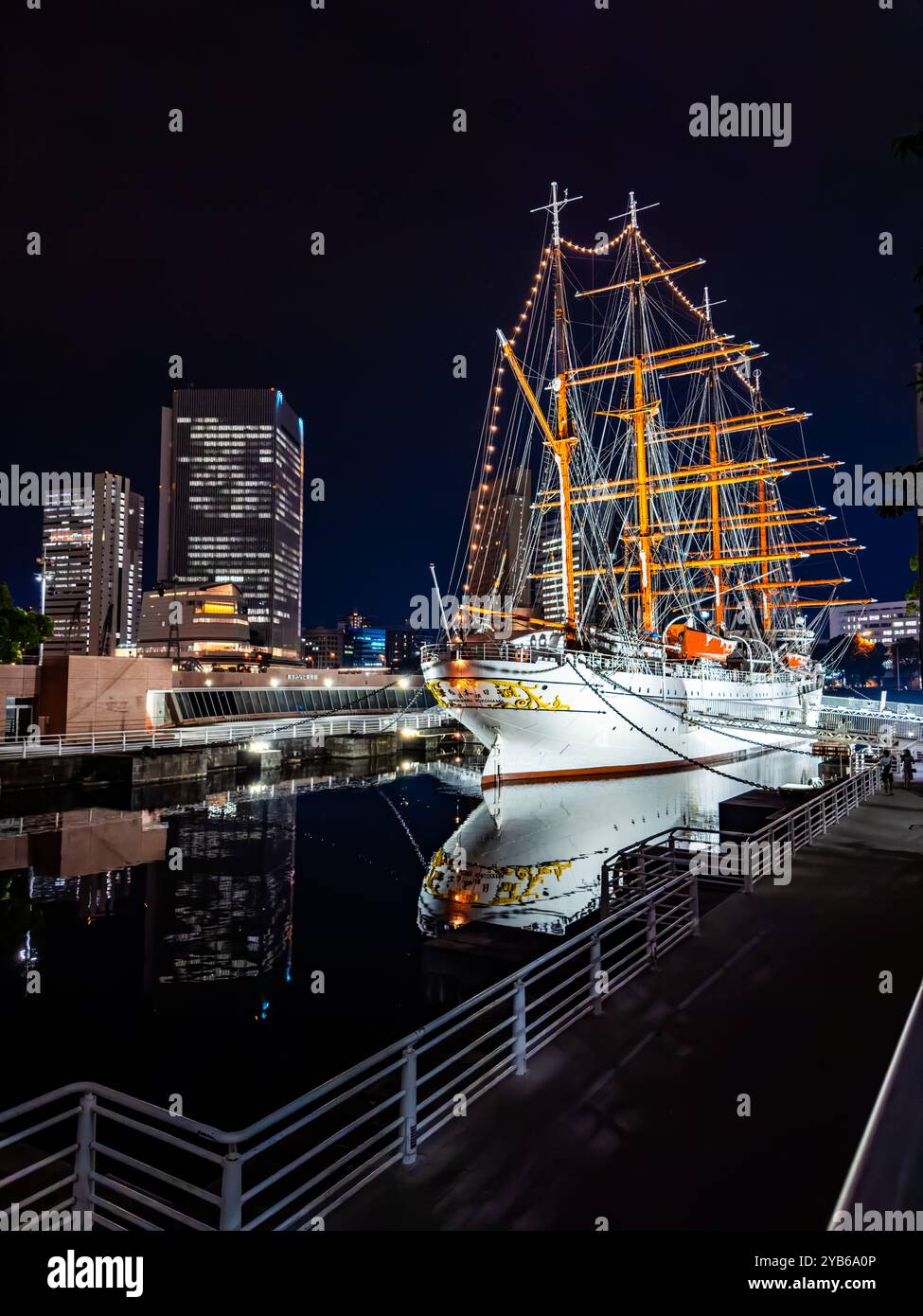 Sail Training Ship Nippon Maru in Yokohama, Japan Stock Photo - Alamy