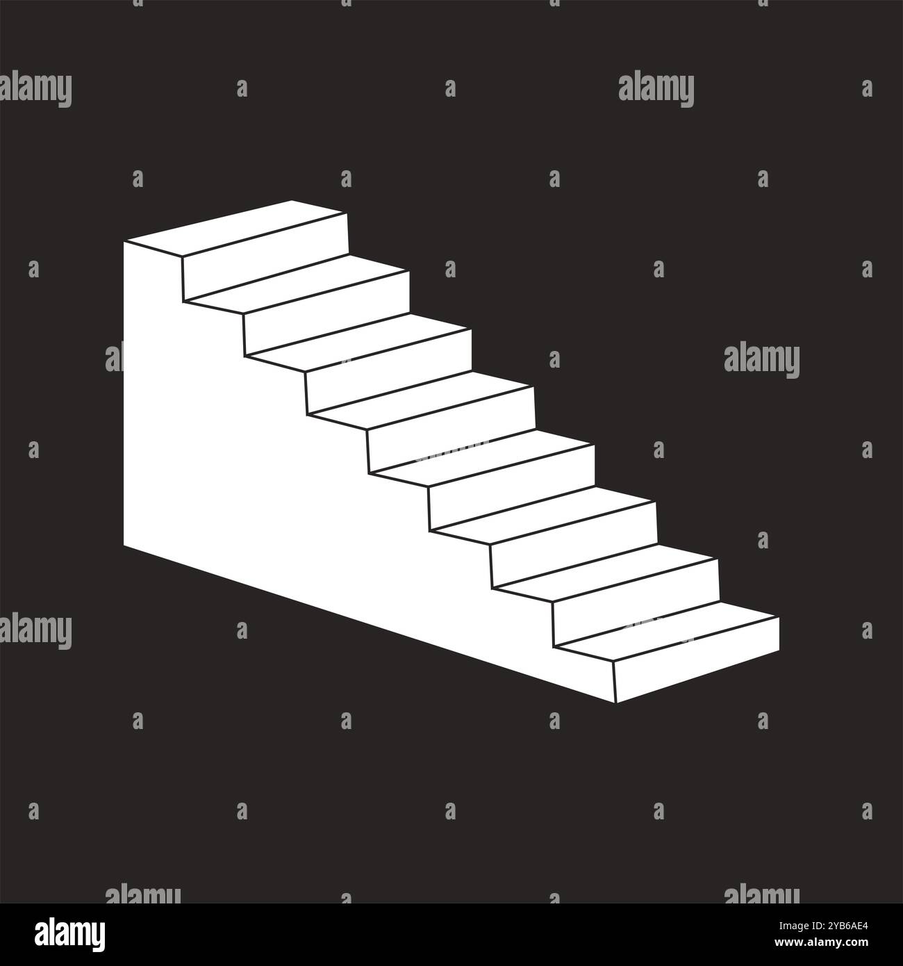 stair icon vector illustration symbol design Stock Vector Image & Art ...
