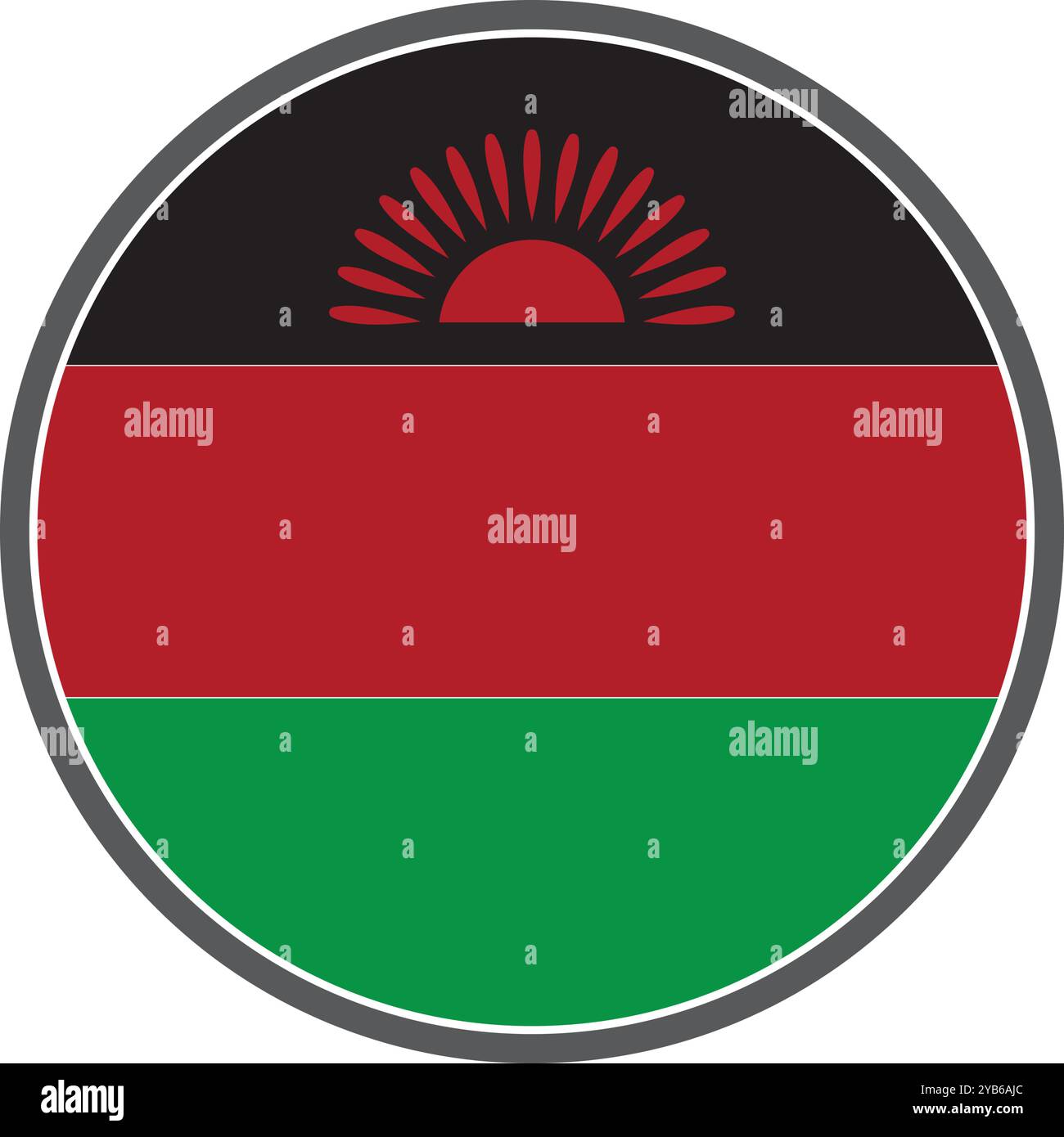 malawi flag icon vector illustration symbol design Stock Vector Image ...