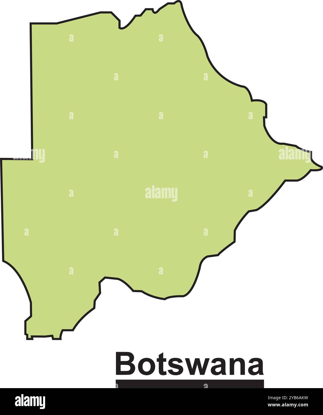 botswana map icon vector illustration design Stock Vector Image & Art ...