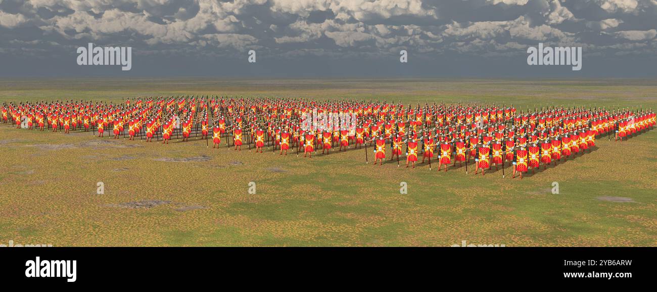 Roman legionaries of ancient Rome Stock Photo - Alamy