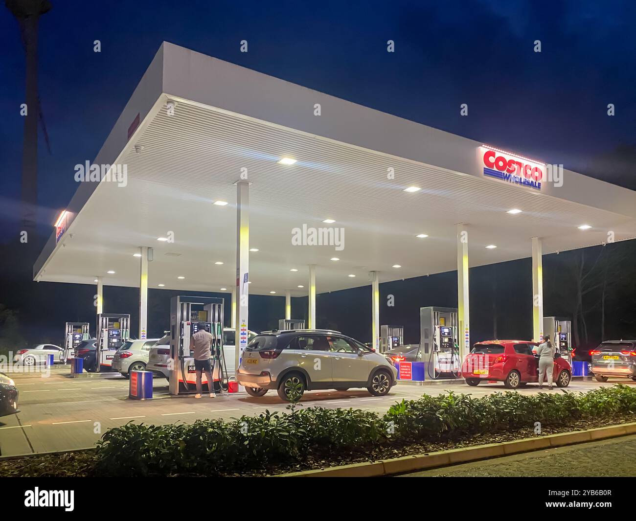 Costco store petrol station hi-res stock photography and images - Alamy