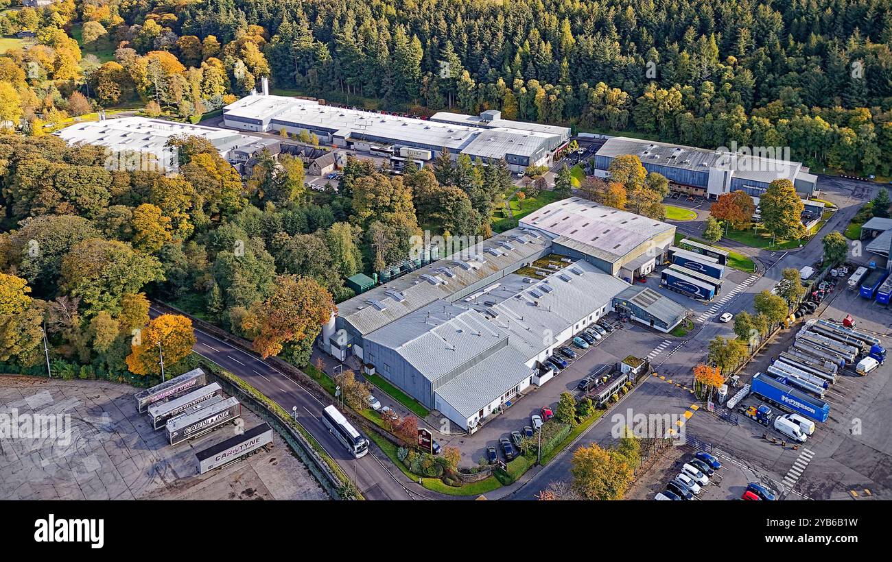 Aberlour Moray Scotland Walkers Shortbread Factory the buildings and ...