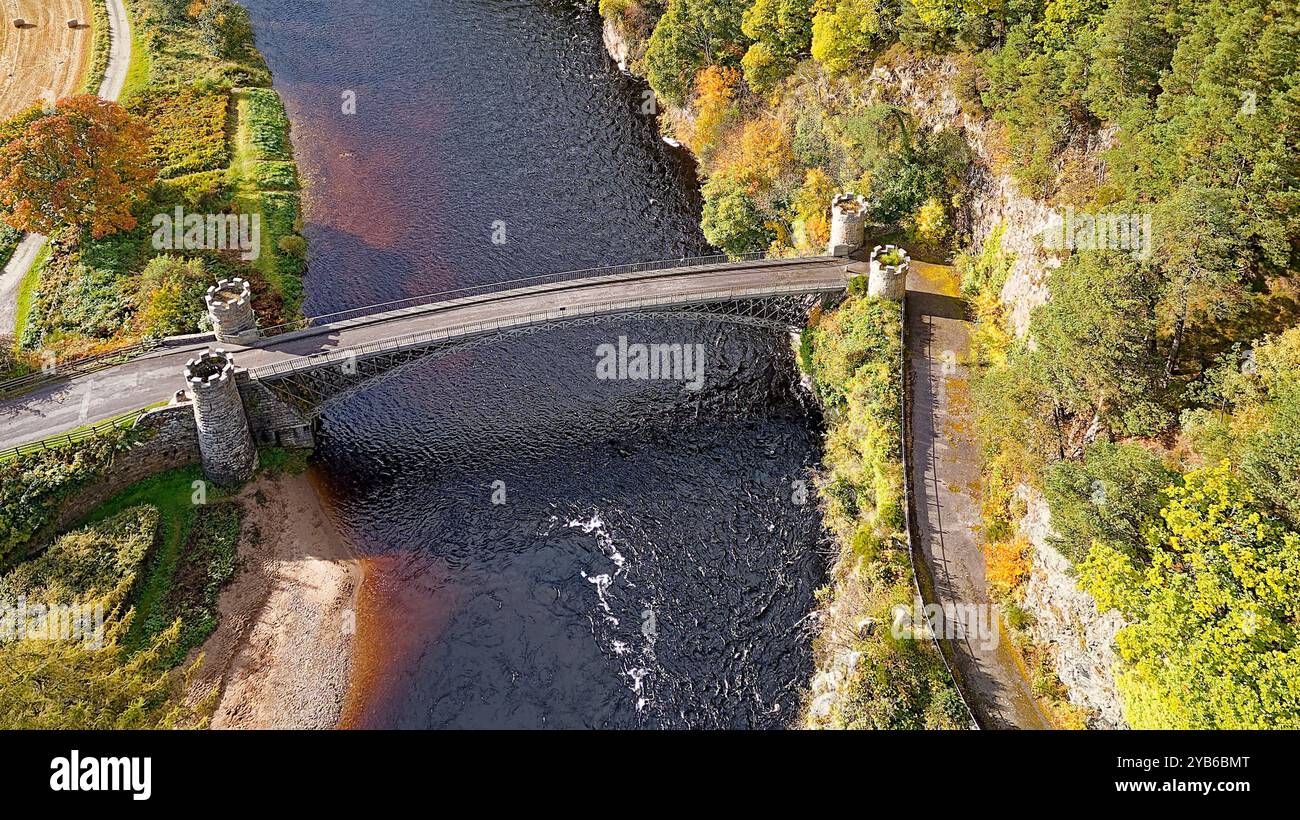 Craigellachie Bridge Aberlour Moray Scotland Thomas Telford bridge over ...