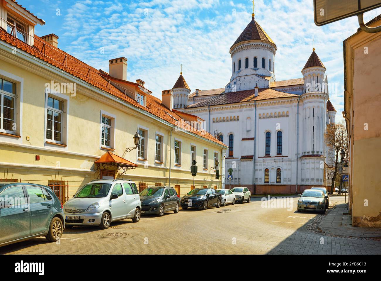 Vilnius; Lithuania - April 12, 2018: Landscapes of the Old City of ...