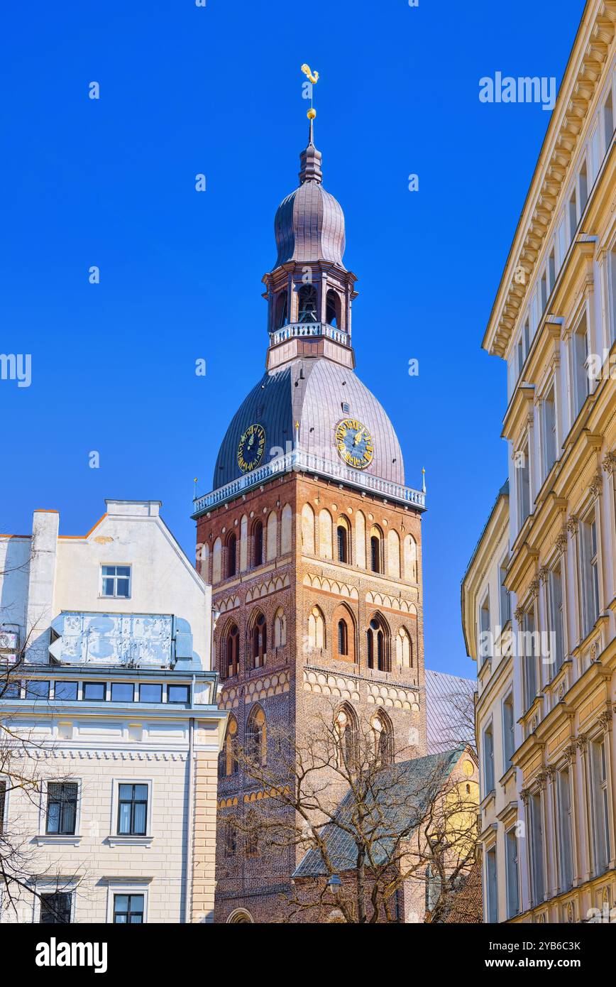Dome Cathedral (Riga Dome). Medieval Lutheran church with elements of ...