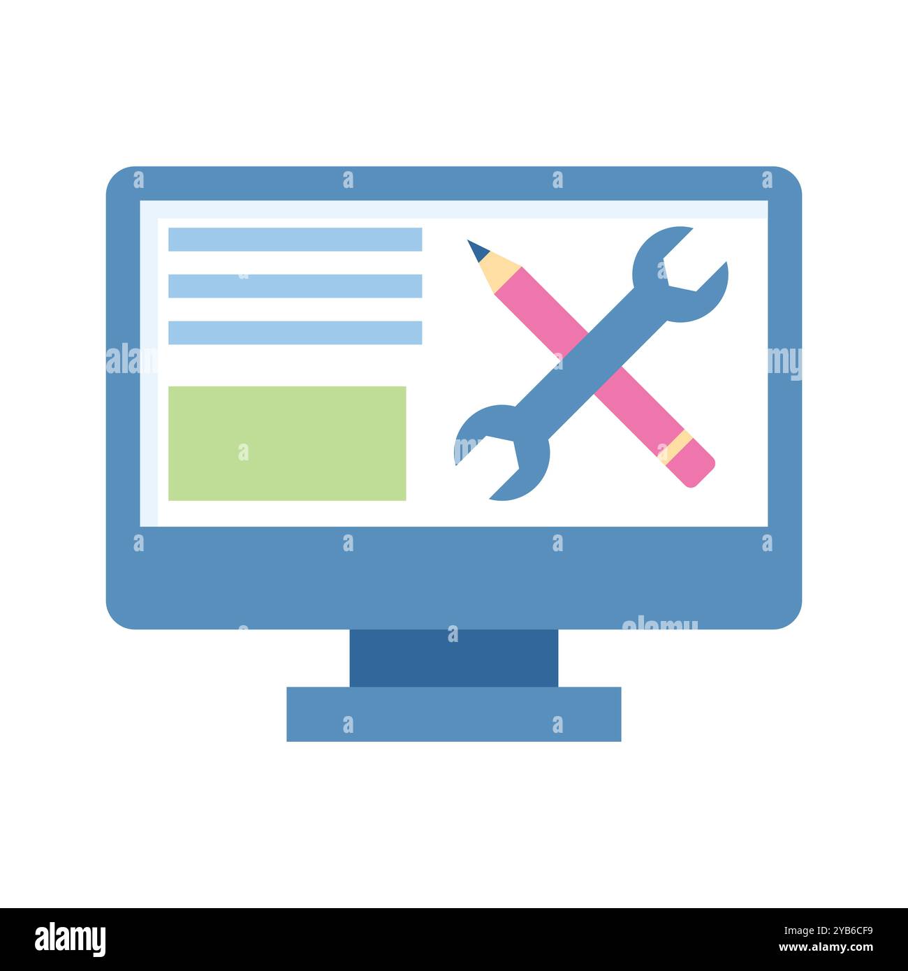 Technical support icon, repair computer icon, Tools icon symbol ...