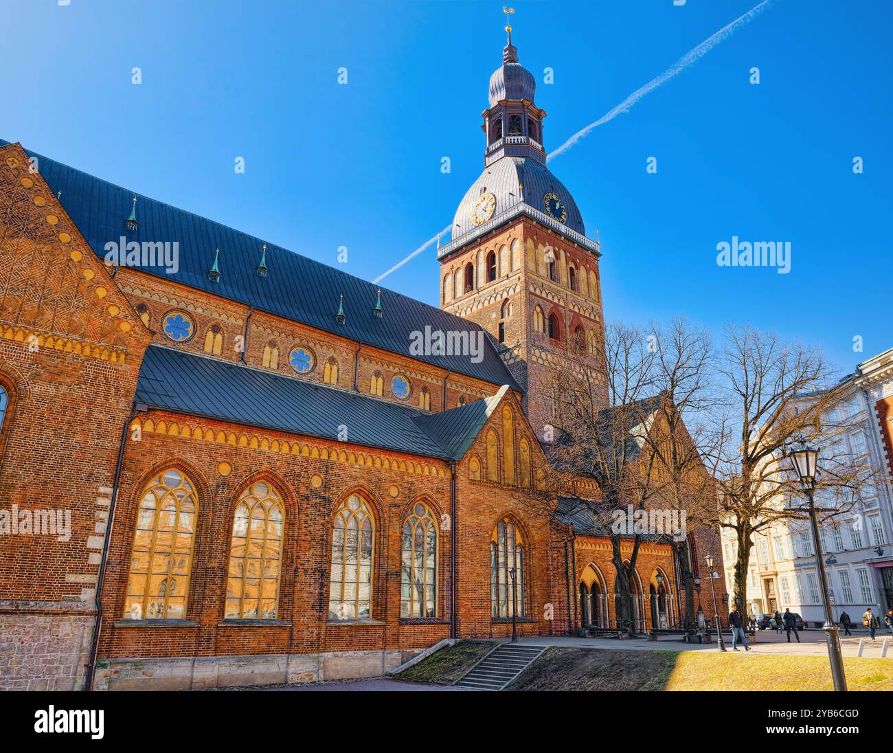 Dome Cathedral (Riga Dome). Medieval Lutheran church with elements of ...