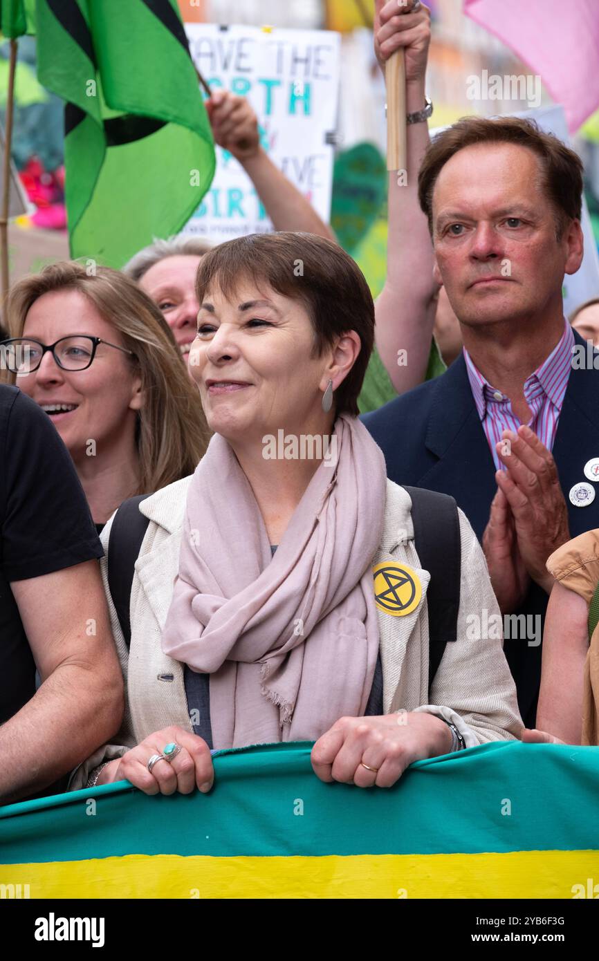 London, UK. 22nd June 2024. Caroline Lucas Green Party MP attending the ...