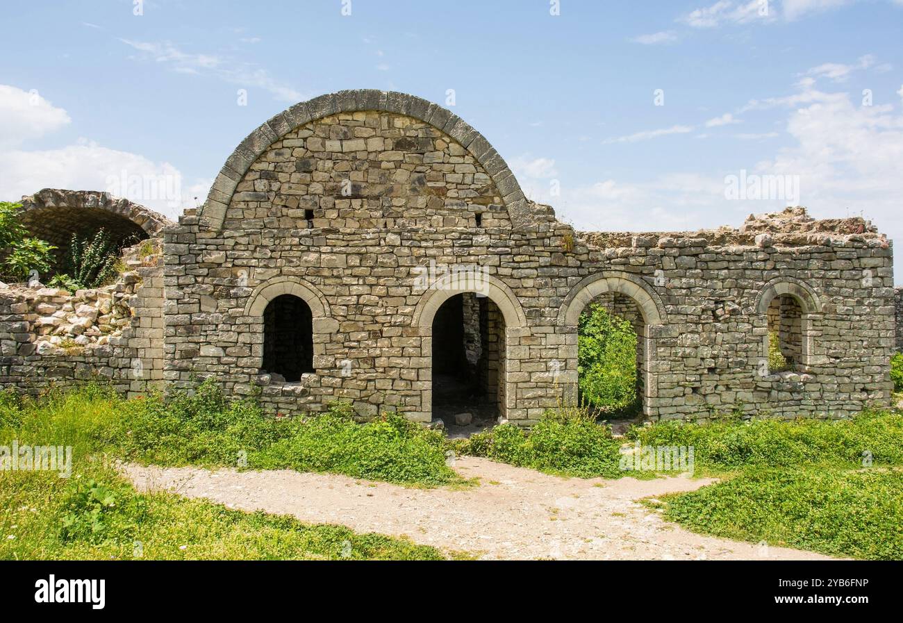 A building with an intact domed roof inside the fortified 13th century ...