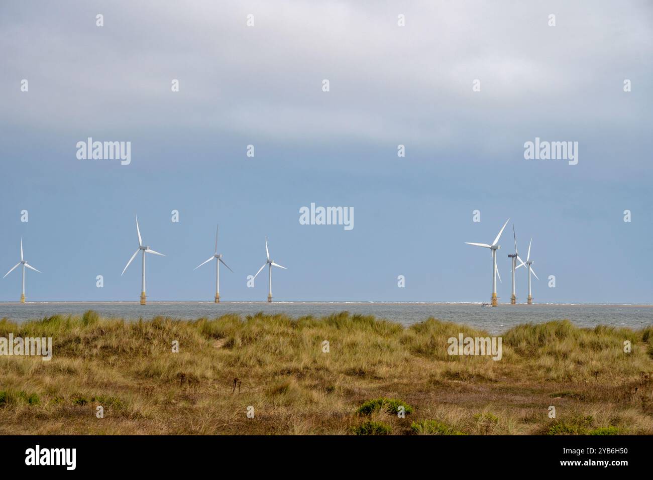 Offshore wind farm Great Yarmouth Norfolk Stock Photo - Alamy