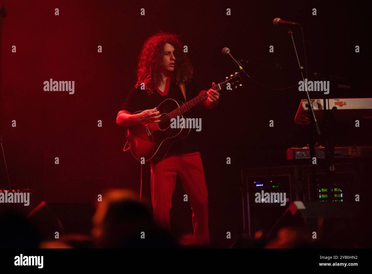 English songwriter, singer and musician, Barns Courtney performing live ...
