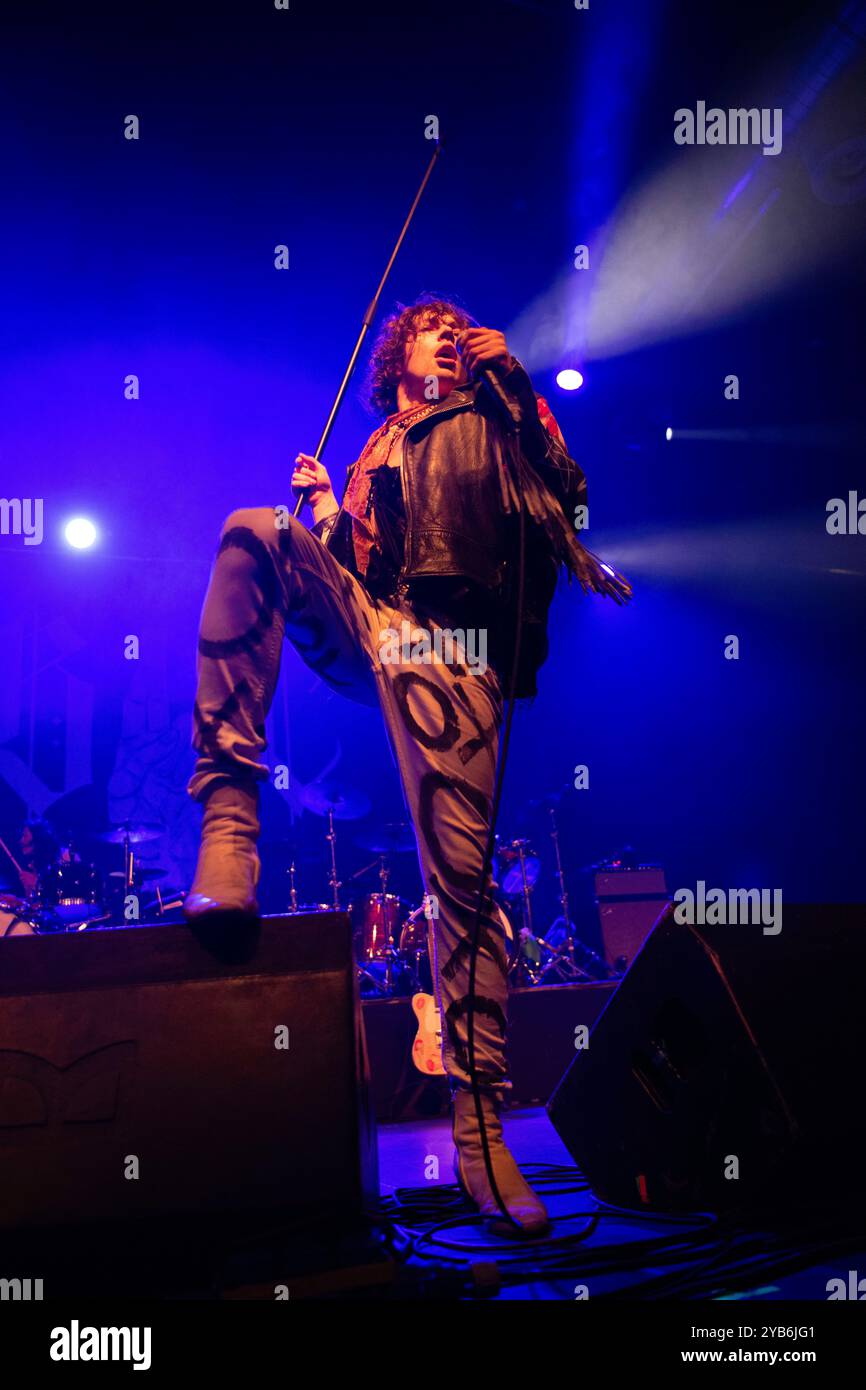 English songwriter, singer and musician, Barns Courtney performing live ...