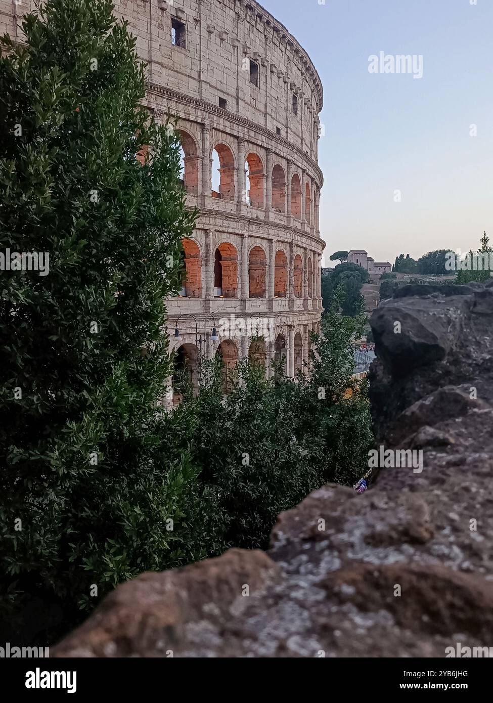 the Colosseum, symbol of Rome and the Roman Empire Stock Photo - Alamy