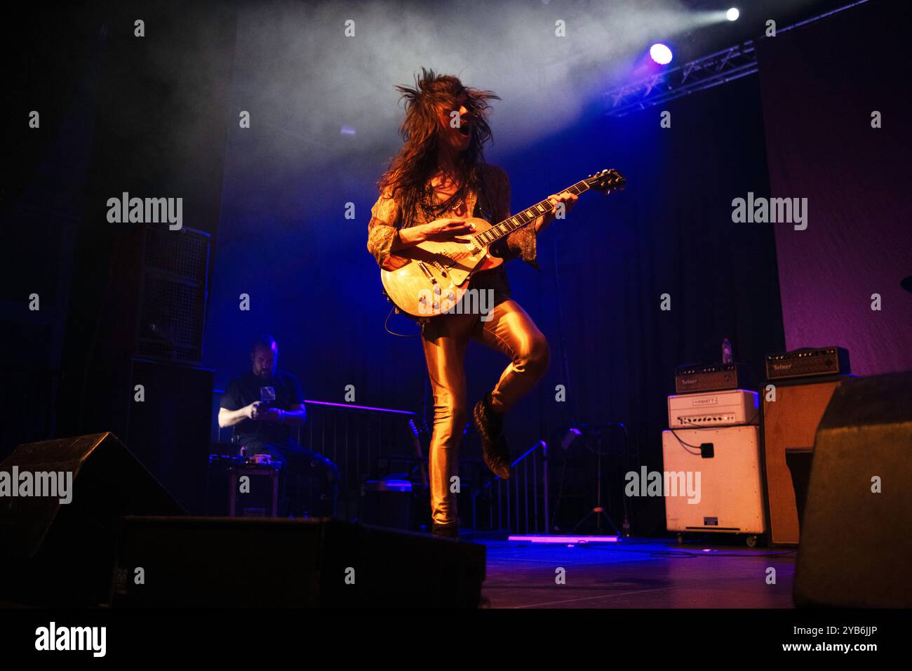 English songwriter, singer and musician, Barns Courtney performing live ...