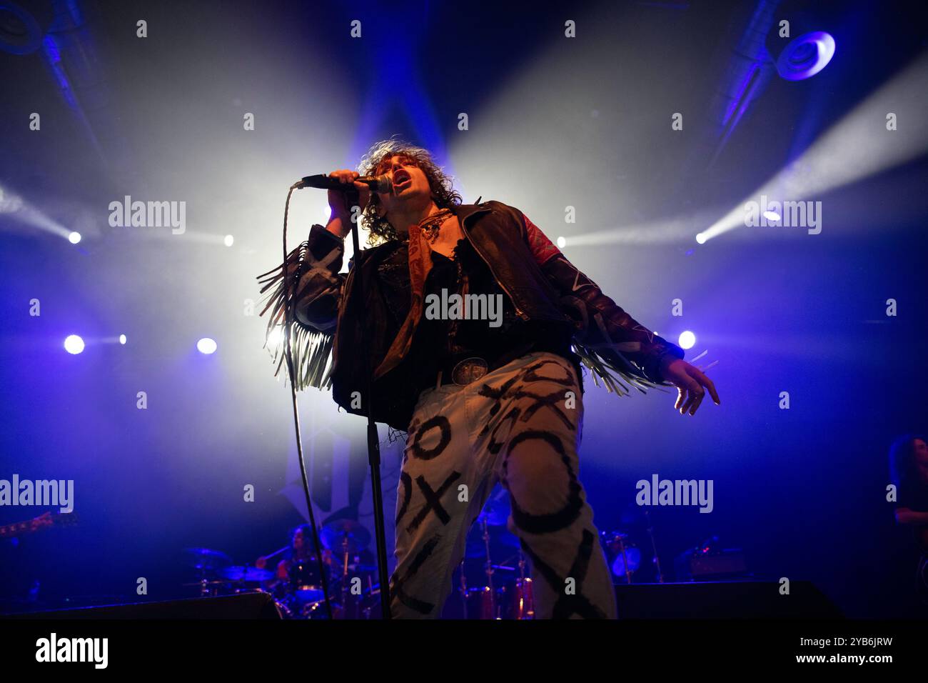 English songwriter, singer and musician, Barns Courtney performing live ...