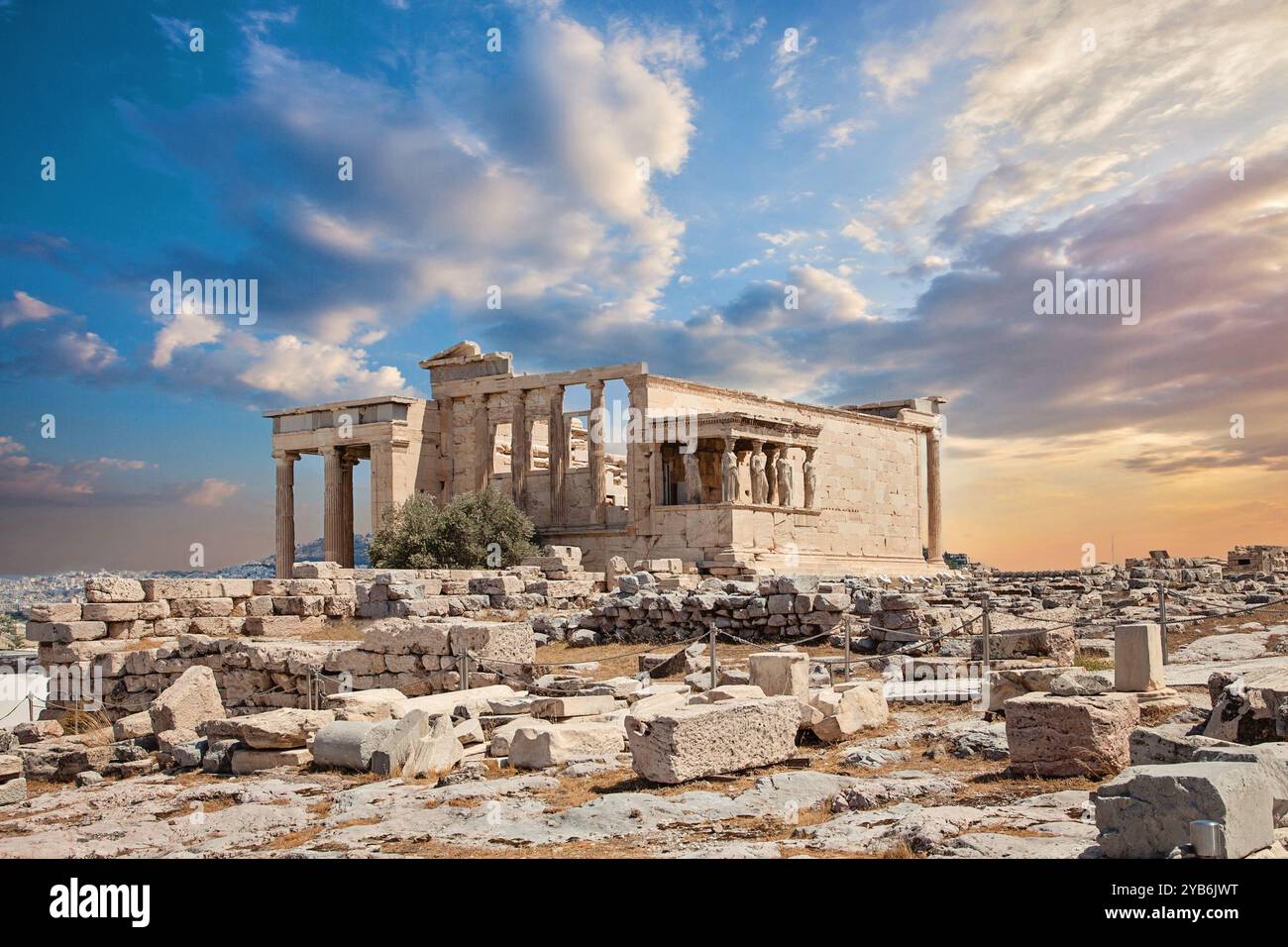 Ancient Greece architecture. Old Acropolis and Parthenon in Athens ...