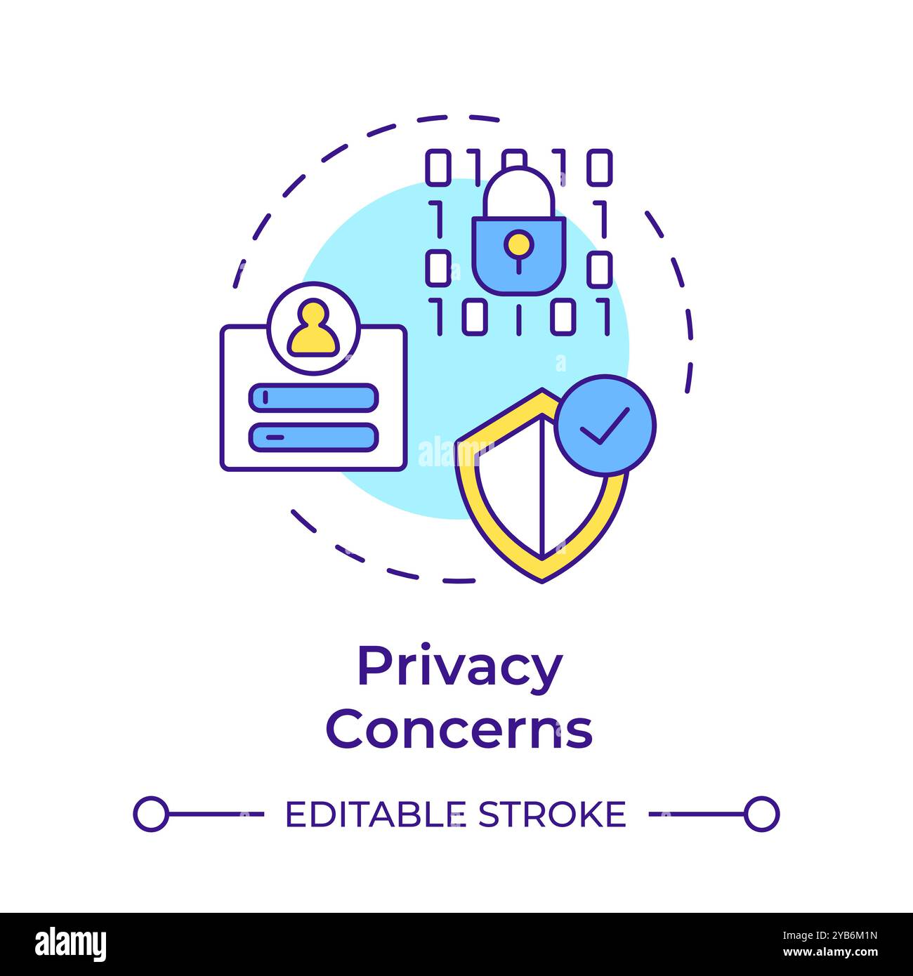 Security concerns Stock Vector Images - Alamy