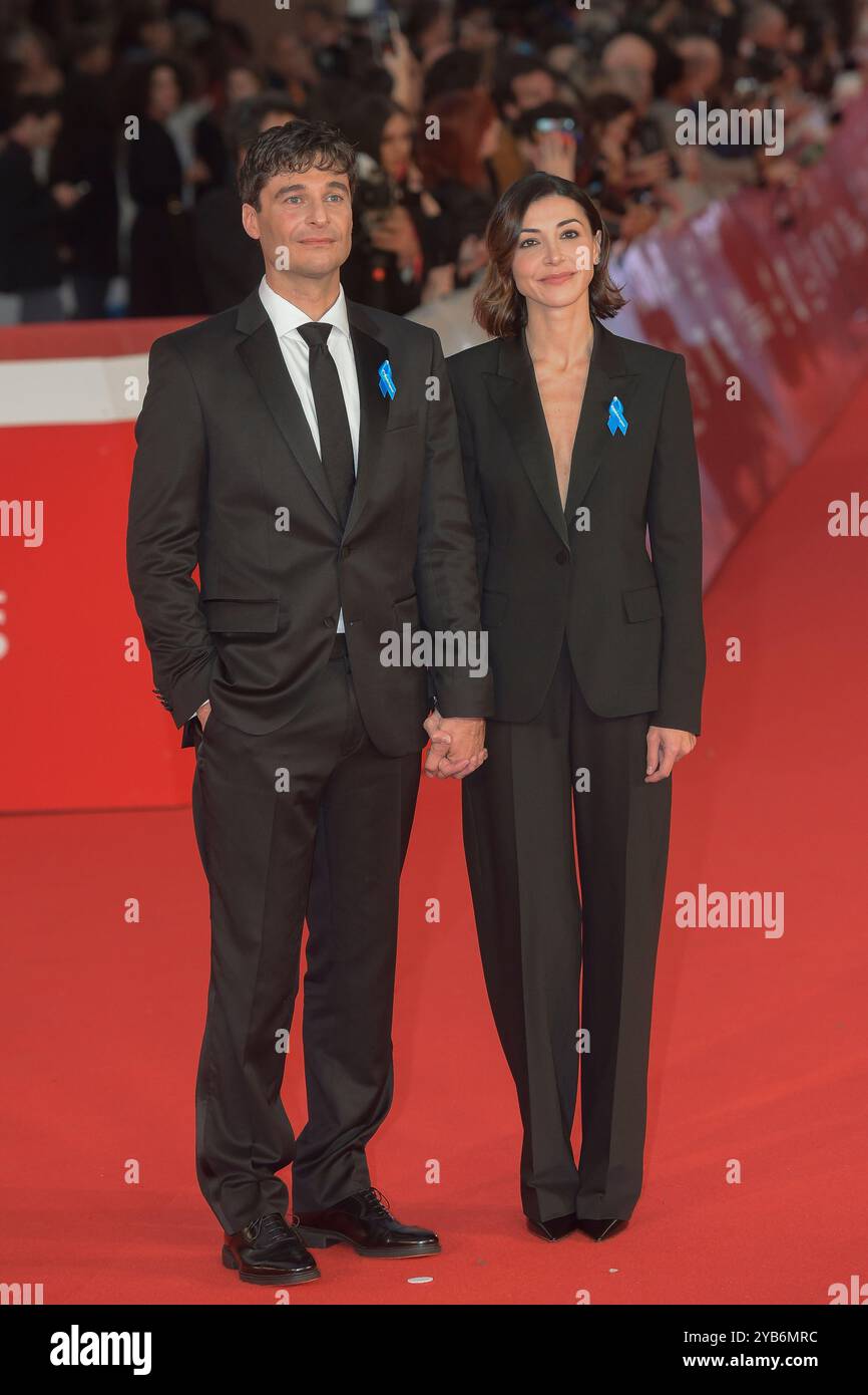 Lino guanciale and wife antonella liuzzi attend the op hi-res stock ...