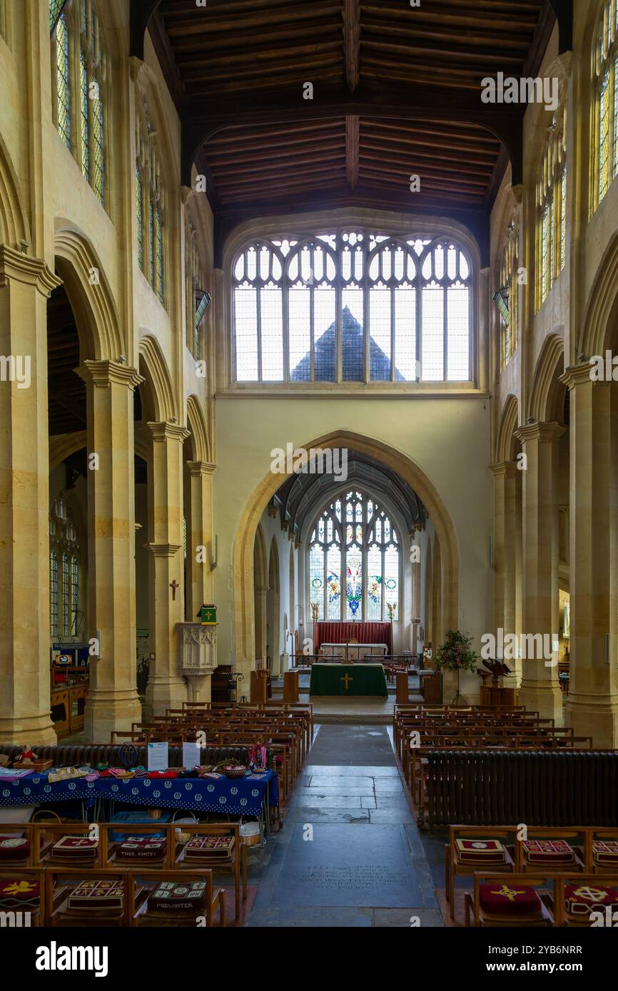 Interior church of Saint Peter and Saint Paul, Northleach ...