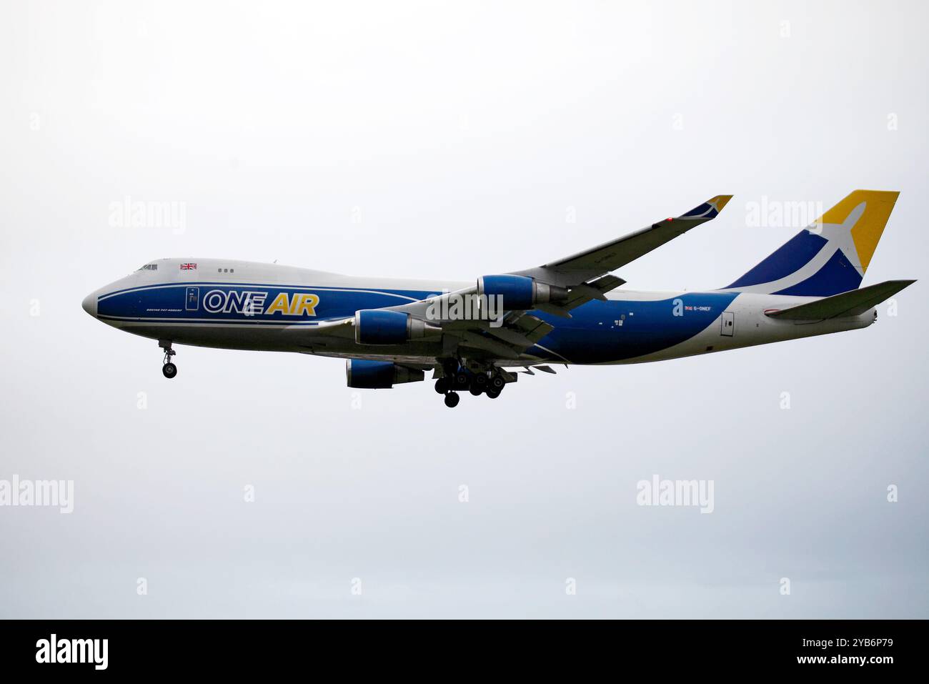 Boeing 747-400ERF owned by One Air. G-ONEF. Boeing 747-400SF Special ...
