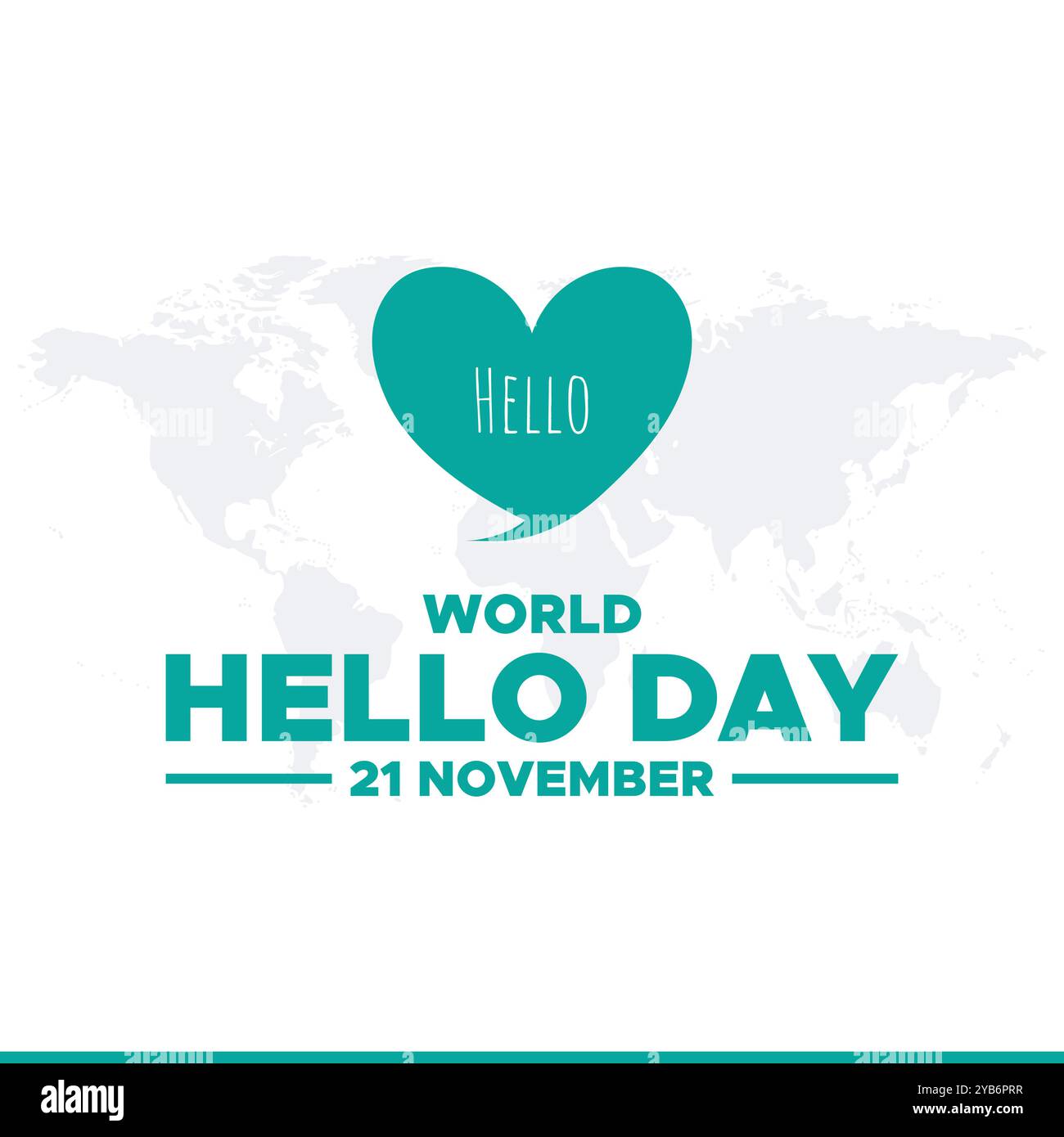 World Hello Day, World Hello Day Vector Illustration, Background ...