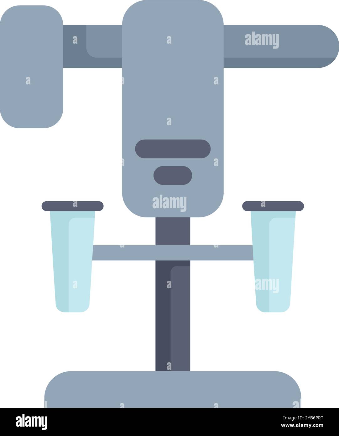 Vortex mixer machine standing on laboratory table with test tubes ...