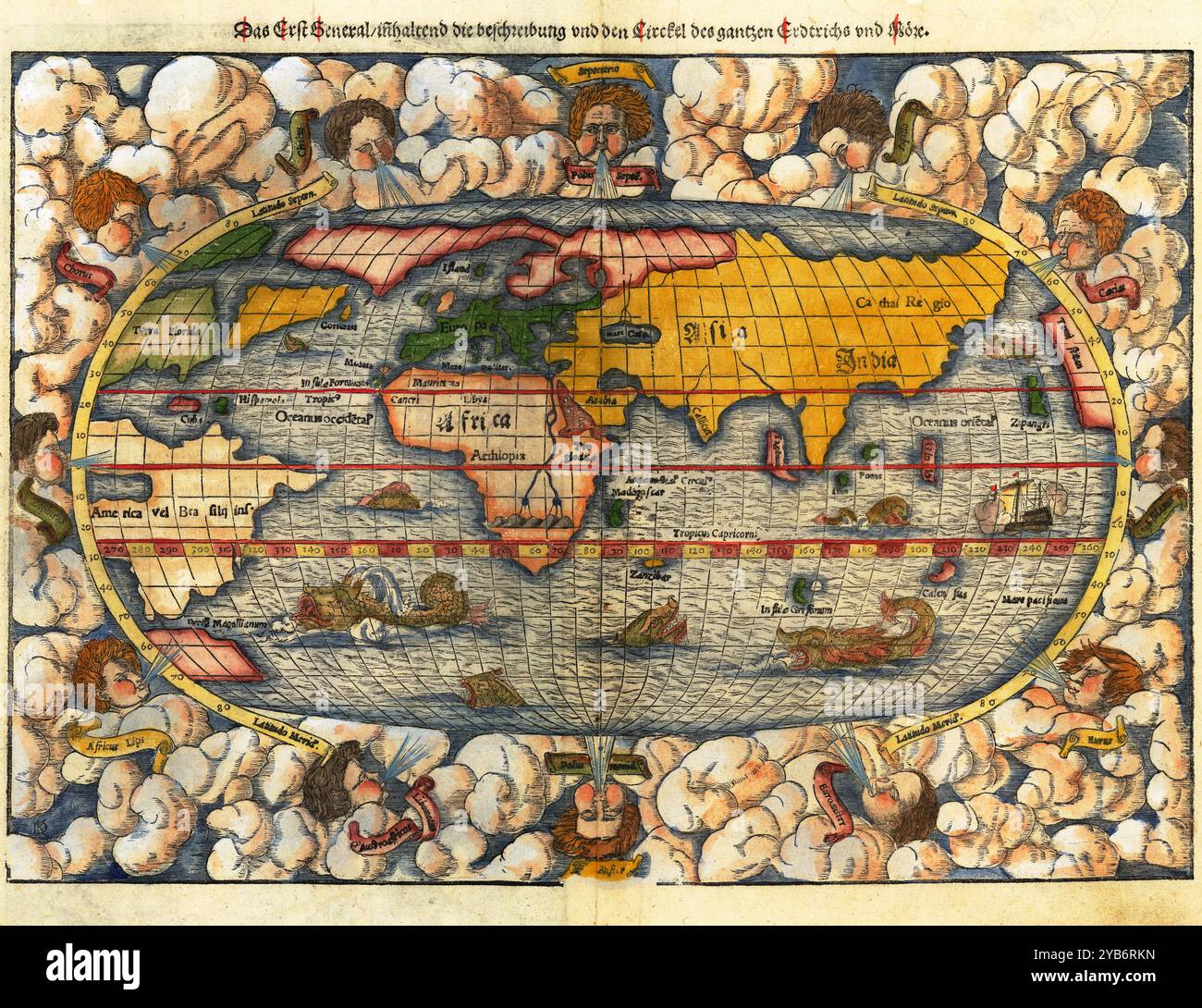 Vintage Detailed World Map Printable Download Travel Poster Stock Photo ...