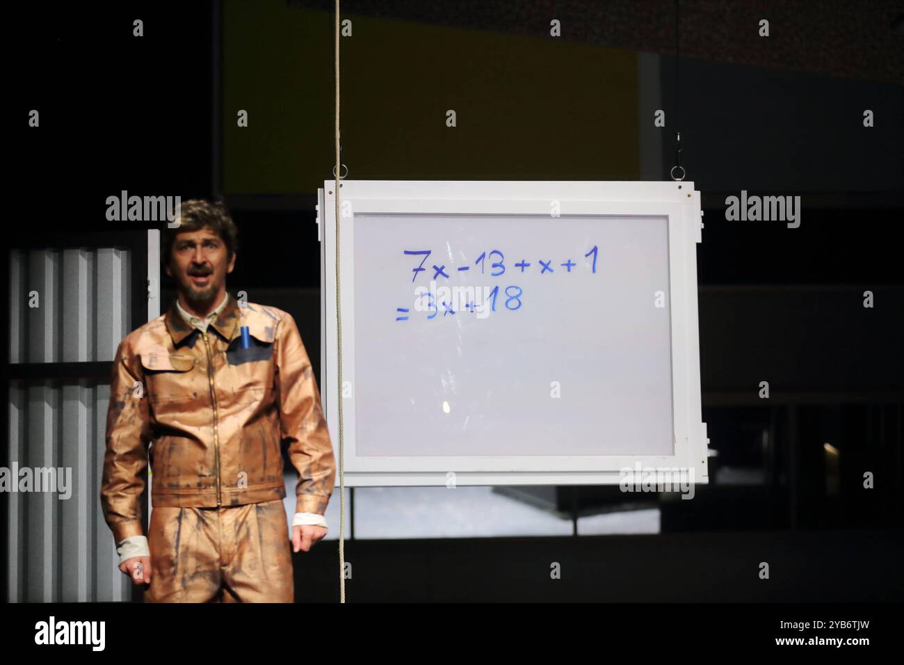 Till Wonka als Wilhelm 1, Wolfgang, u.a. während der Fotoprobe für das ...