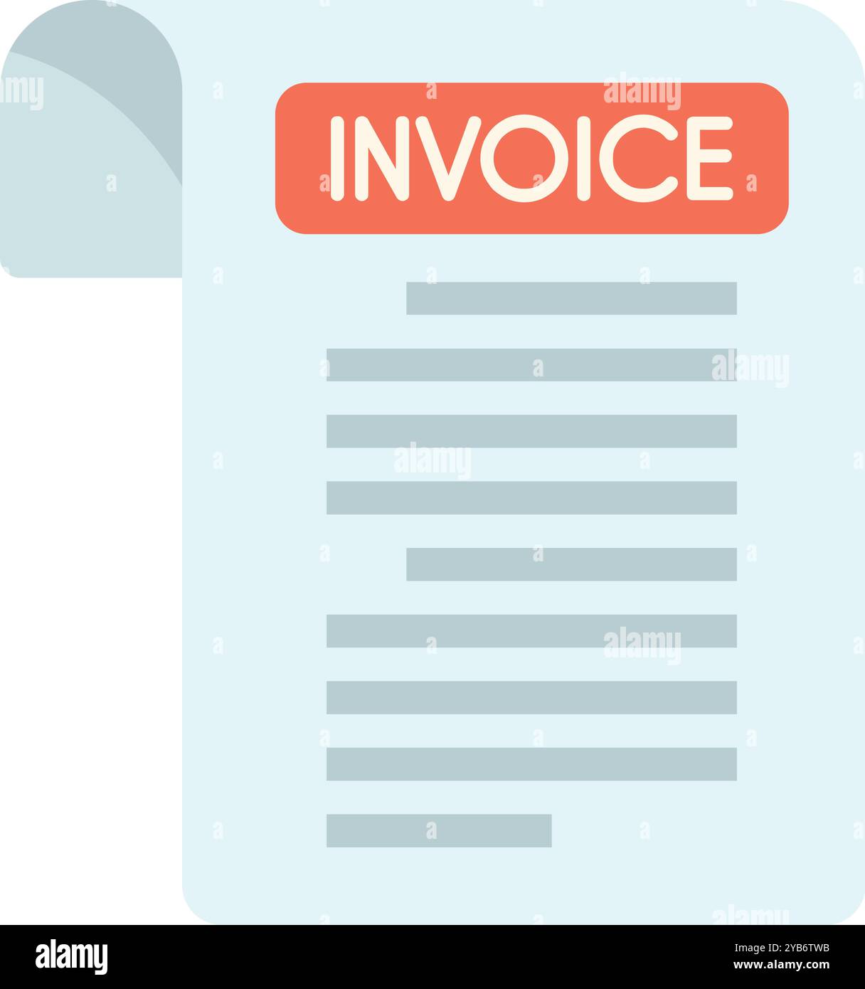 Invoice icon representing billing, payment, and financial transactions ...