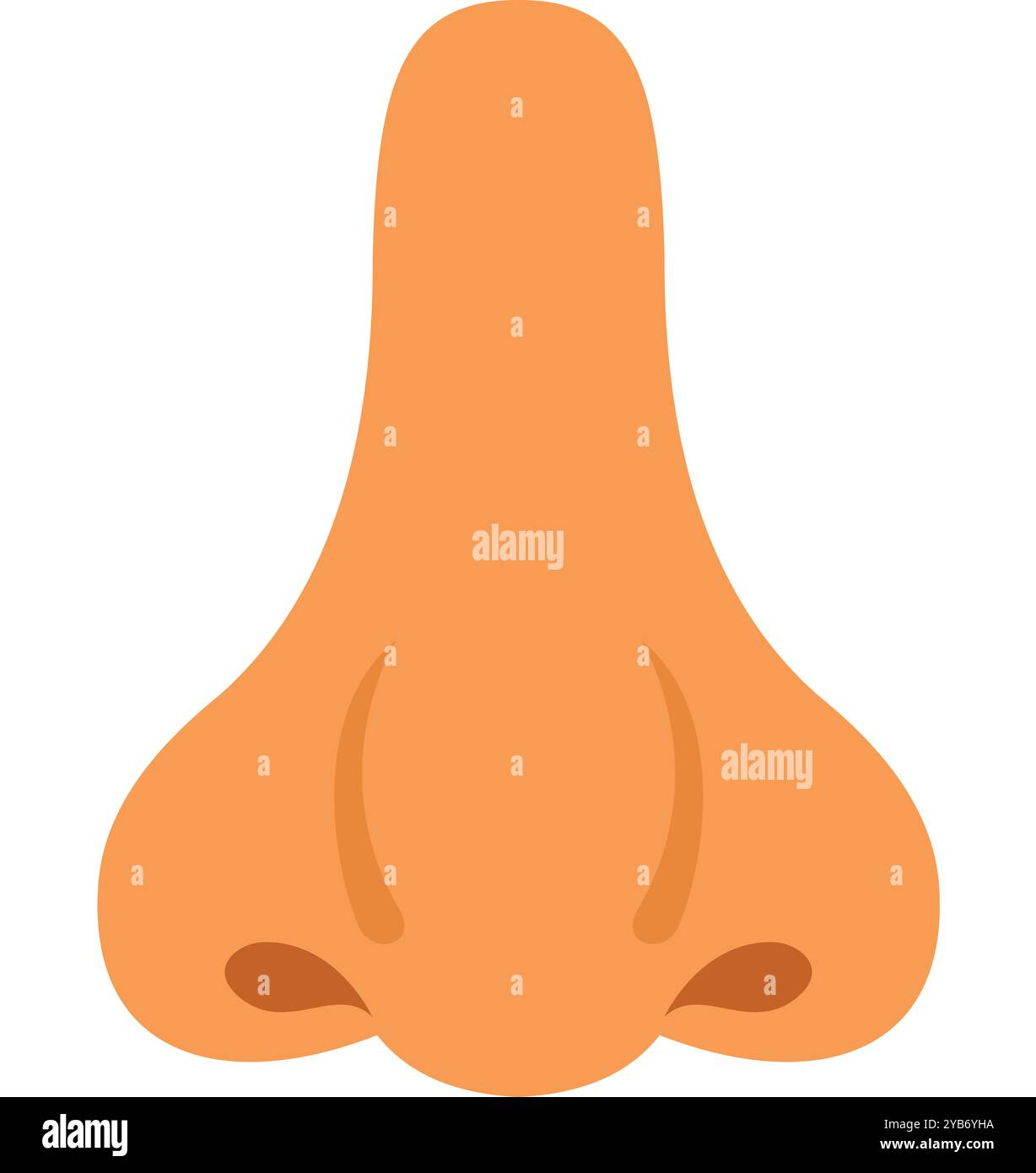 Closeup nose smelling Stock Vector Images - Alamy