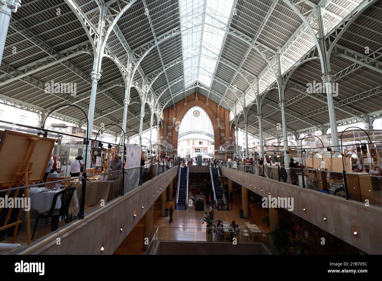 Mercado de Colón ( Market of Columbus) in Valencia, Spain Stock Photo ...