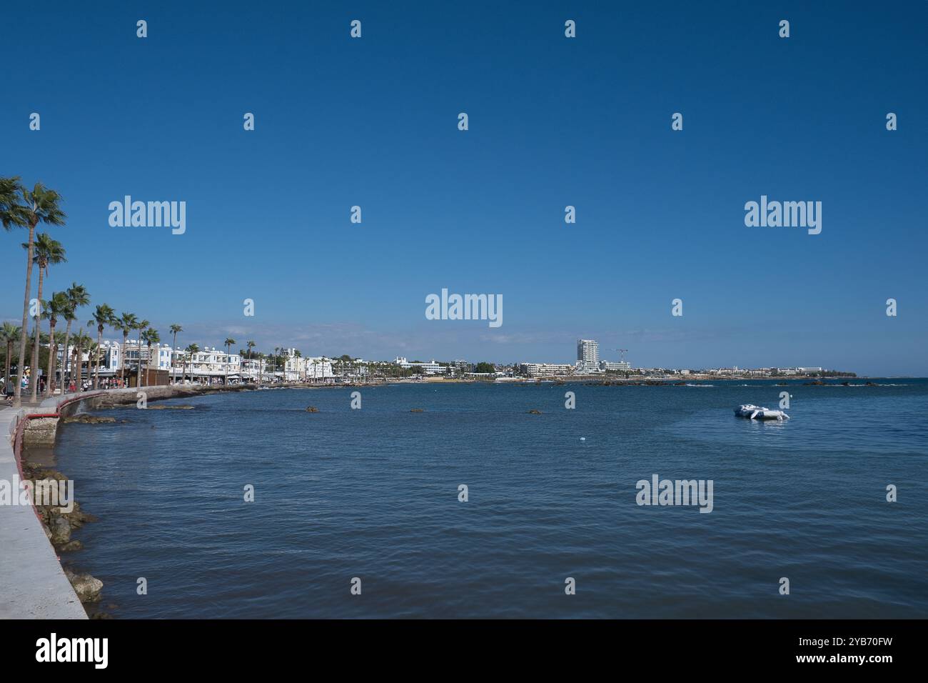 Paphos harbour promenade hi-res stock photography and images - Alamy