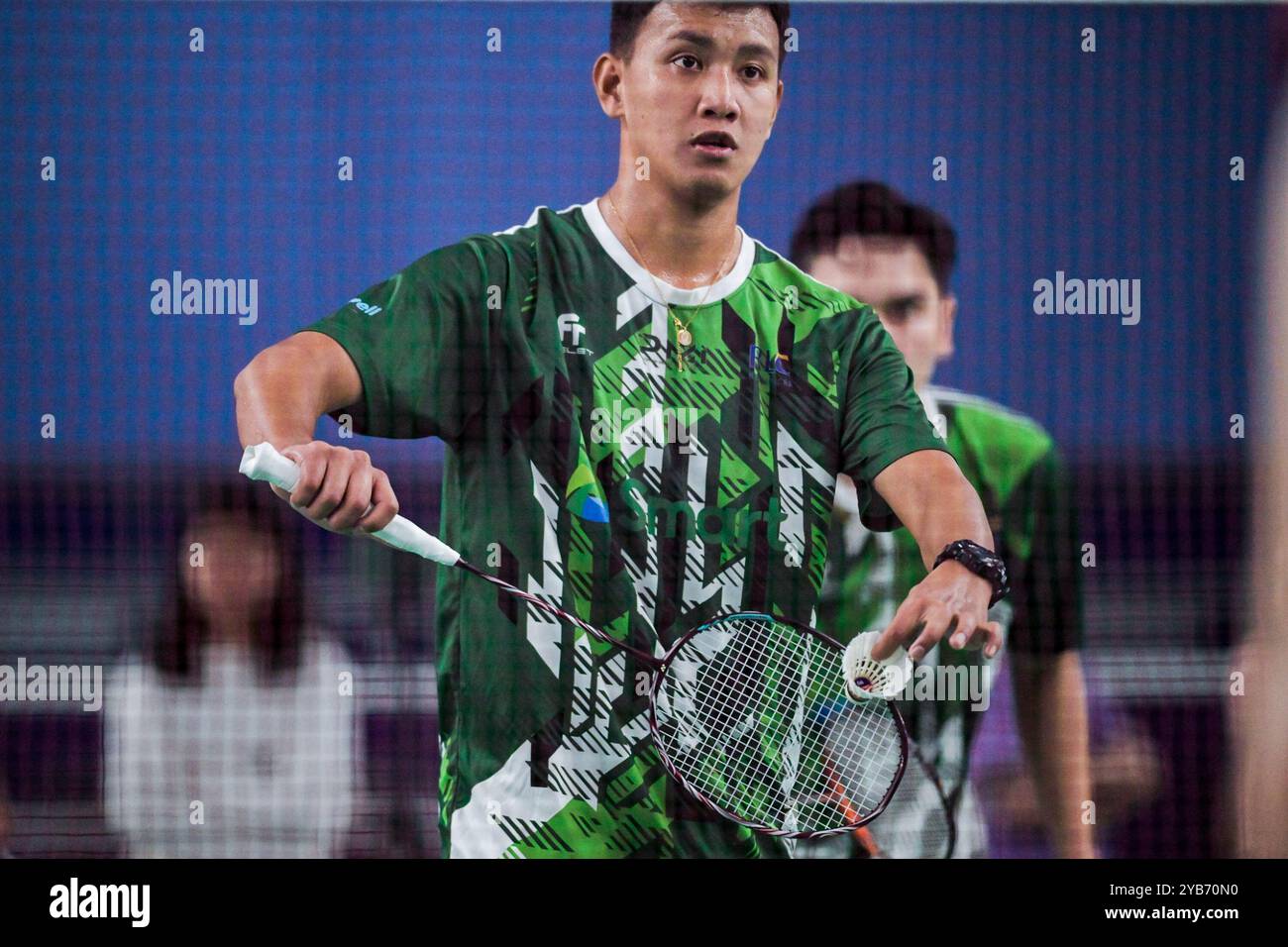 Alvin Morada (front) and Christian Bernardo (back) of Philippines seen ...