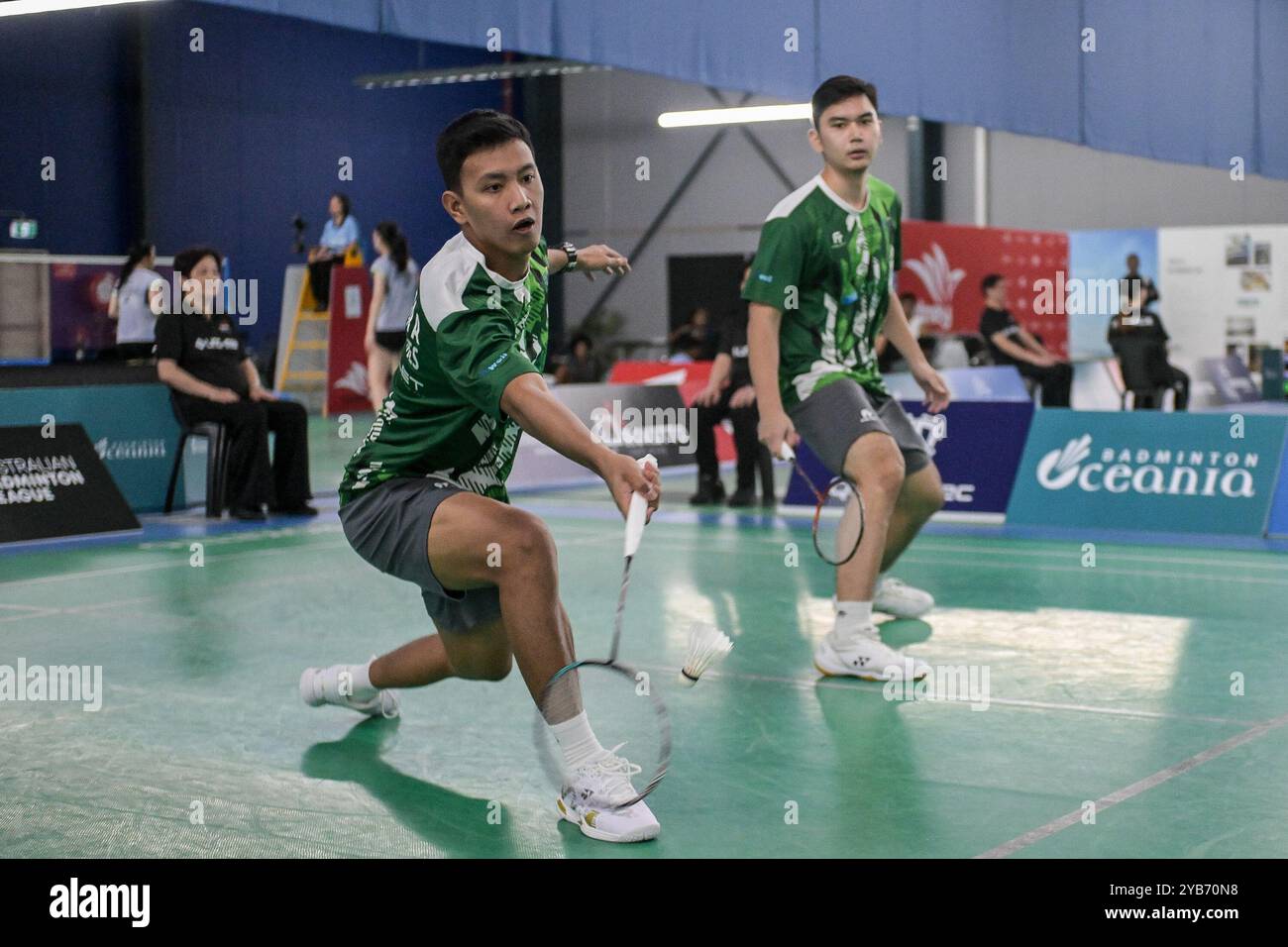 Alvin Morada (L) and Christian Bernardo (R) of Philippines seen in ...
